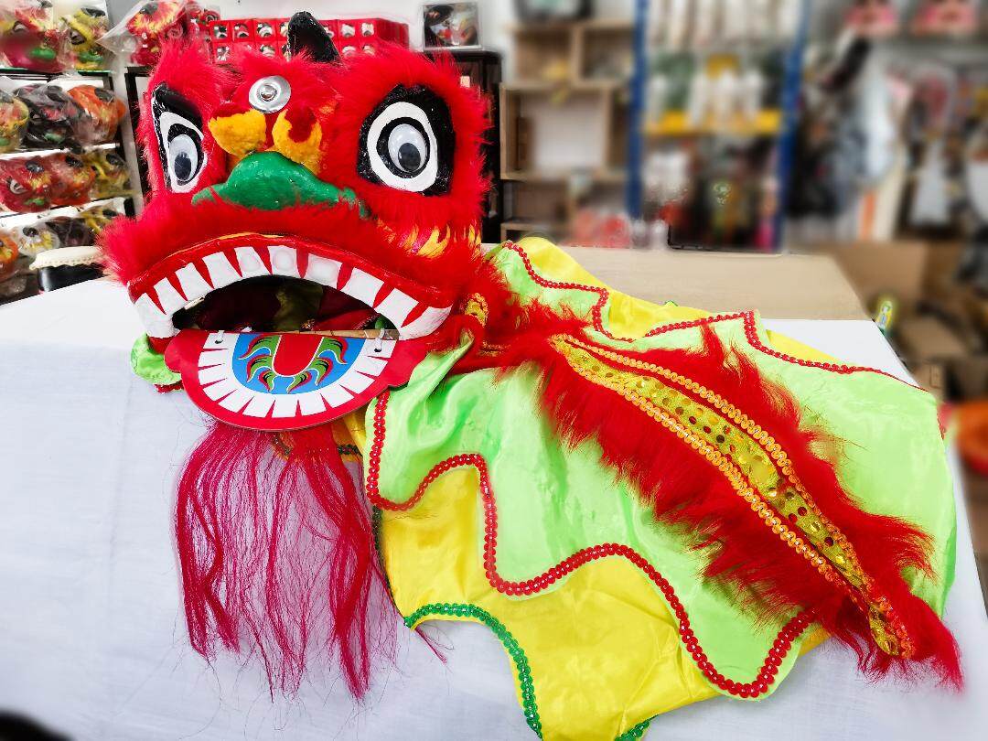 8 inch Children's Lion Dance Head Over 6 years old(Cut and paste ...
