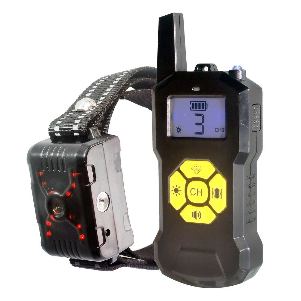 800m Electric Dog Training Collar Pet Remote Control Waterproof ...