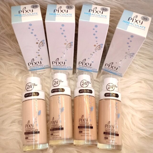 Pixy Full Coverage Whitening Silky Lasting full coverage foundation ...