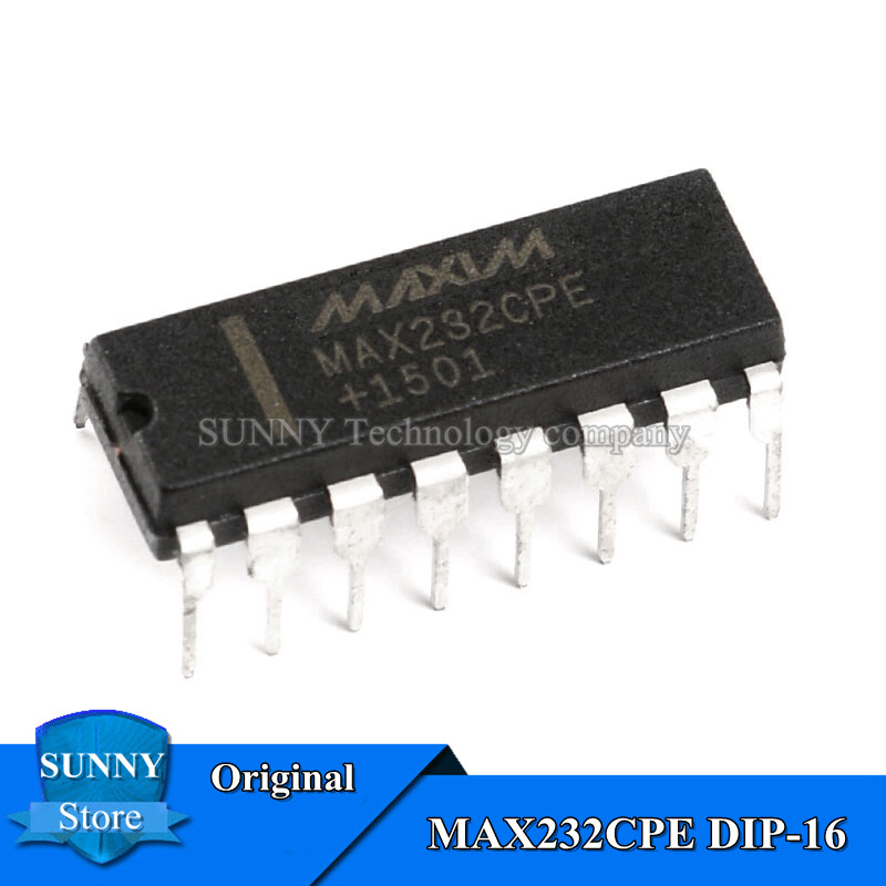 2Pcs Original MAX232CPE DIP-16 MAX232 DIP16 Dual Transceiver RS232 Line ...