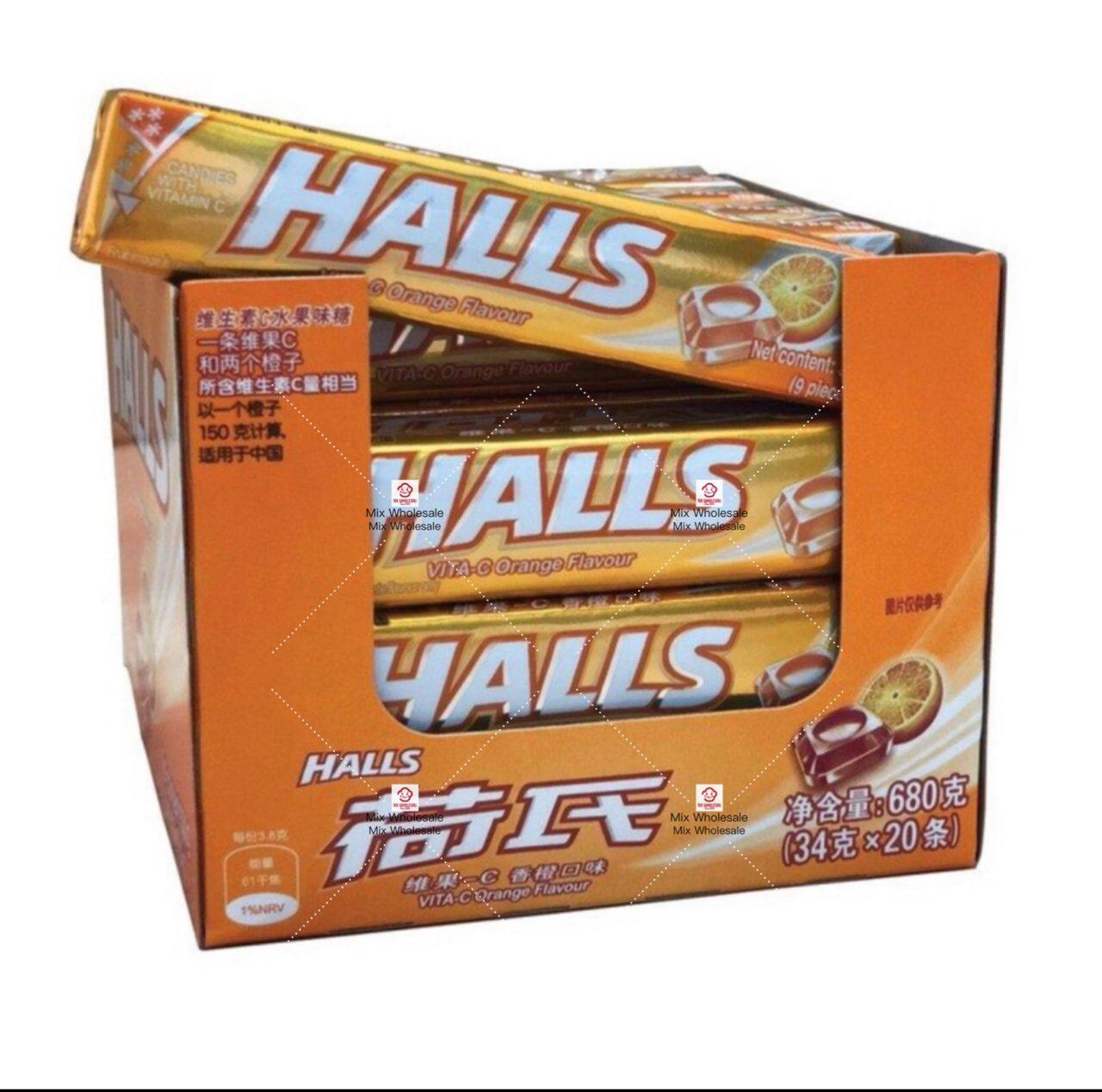 Halls Candy (34g x 20 Sticks) - | Lazada