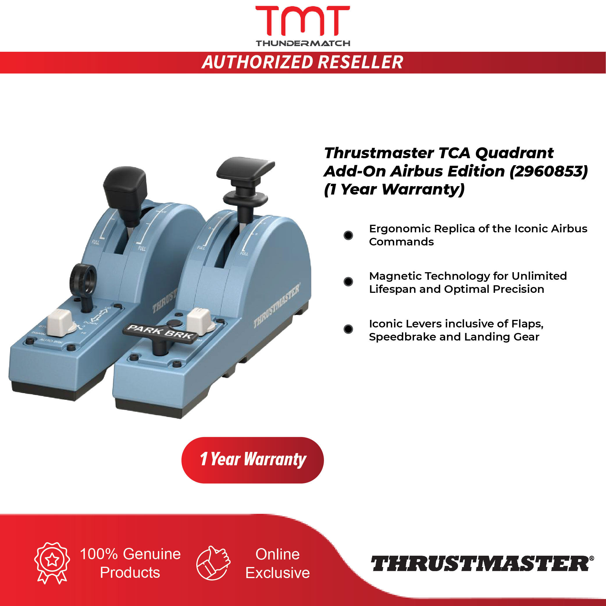 Thrustmaster TCA Quadrant / TCA Quadrant Add-On / TCA Officer Pack ...