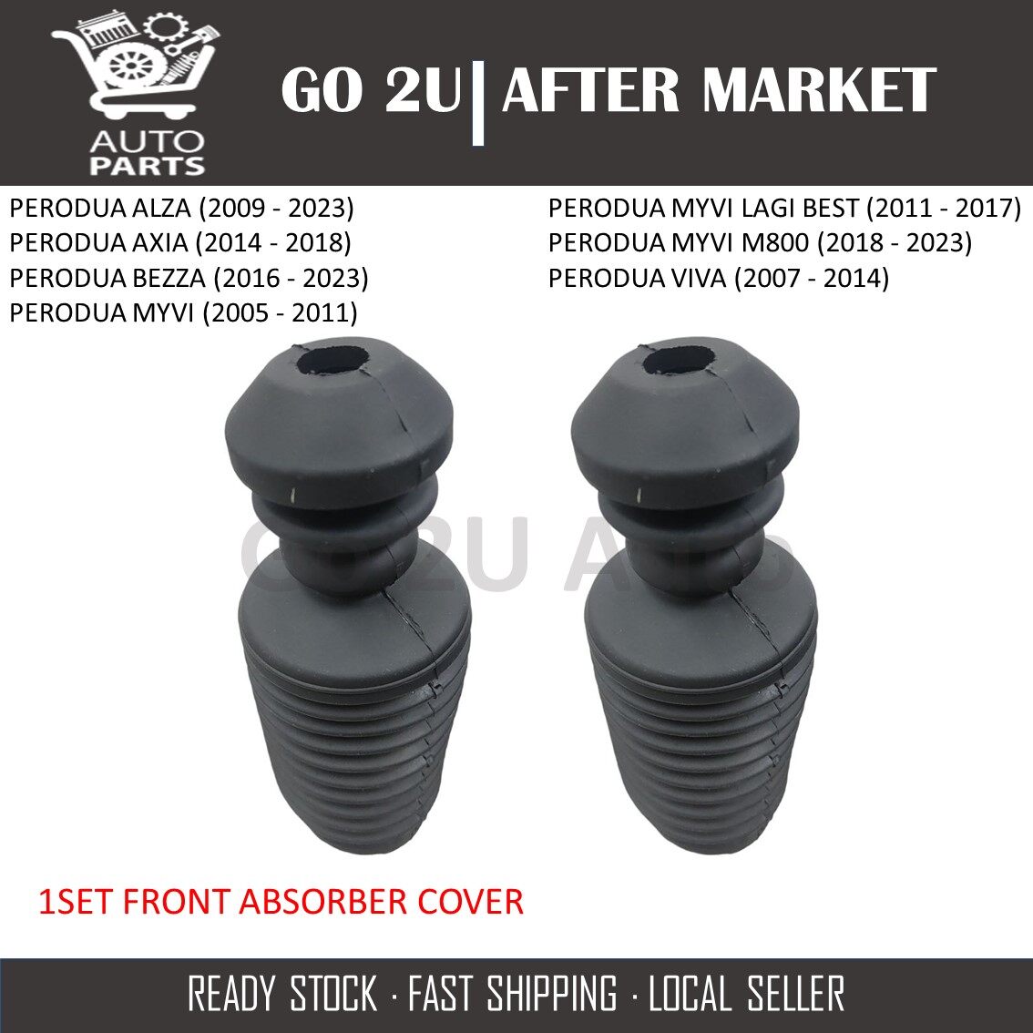 PERODUA MYVI NEW D20N M800 FRONT ABSORBER COVER-48331-BZ020 PERODUA ...