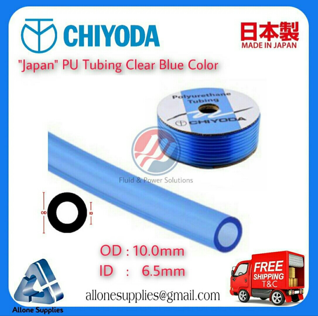 Chiyoda "Made in Japan" TE-10x6.5 [100m] PU Tubing, Hydrolysis ...