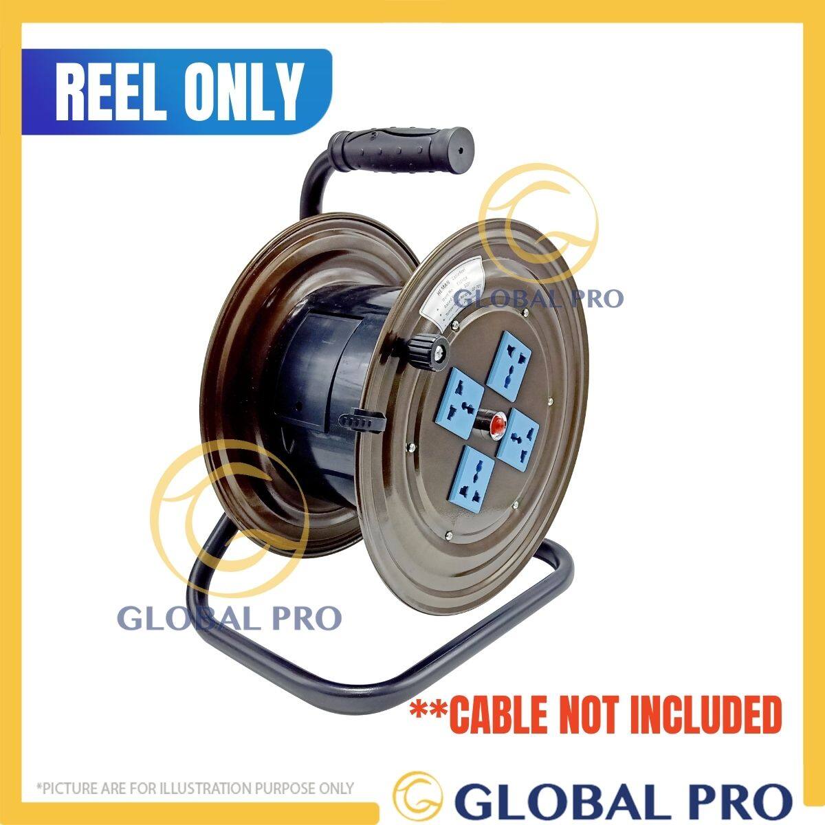 [HEAVY DUTY] BIG REEL EXTENSION 4 Way Multi Socket Universal Socket ...