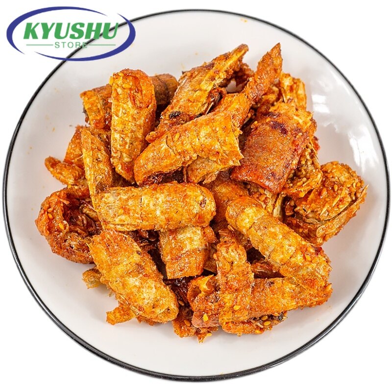 (Kyushu Store) Spicy Pipi Shrimp Seafood Instant Snacks Crispy Pipa ...