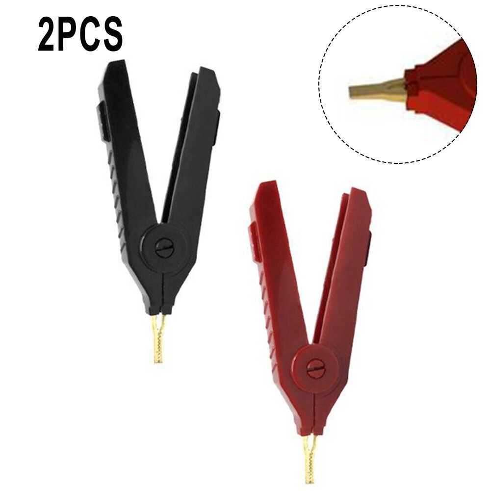 Lcr Test Clips Alligator Clips Black + Red Electrical Engineering High ...