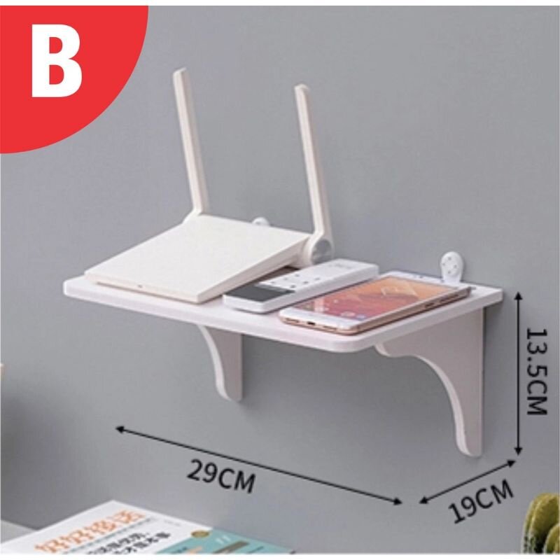 wifi Router Shelf Modem Holder TV box rack wall storage DVD player ...