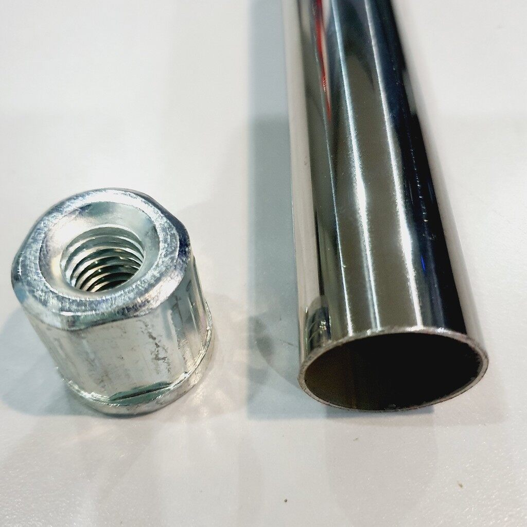 Bushing nut for stainless steel aluminum abs coated ivory pipe racking ...