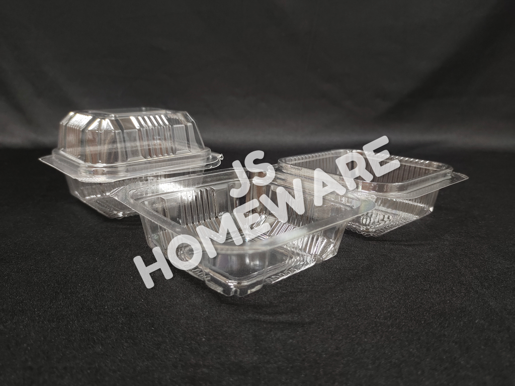 Kuih Container L016 / Disposable Plastic Clear Bakery Container (100pcs ...