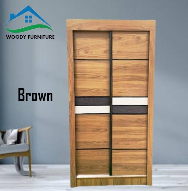 (READY STOCK )AllsWell: 3FT Sliding Wardrobe/ 3 Kaki Almari Baju ...