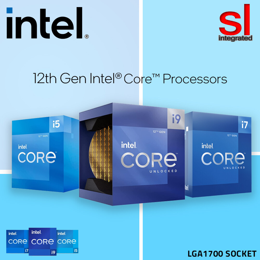 Intel 12th Gen Core Processor [ i9 / i7 / i5 / i3 ] CPU | Lazada