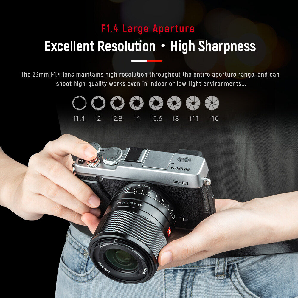 Viltrox เลนส์ออโต้โฟกัส23มม. 33มม. 56มม. F1.4,เลนส์รูรับแสงกว้างโฟกัสคงที่สำหรับกล้องมิลเลอร์เลส ...