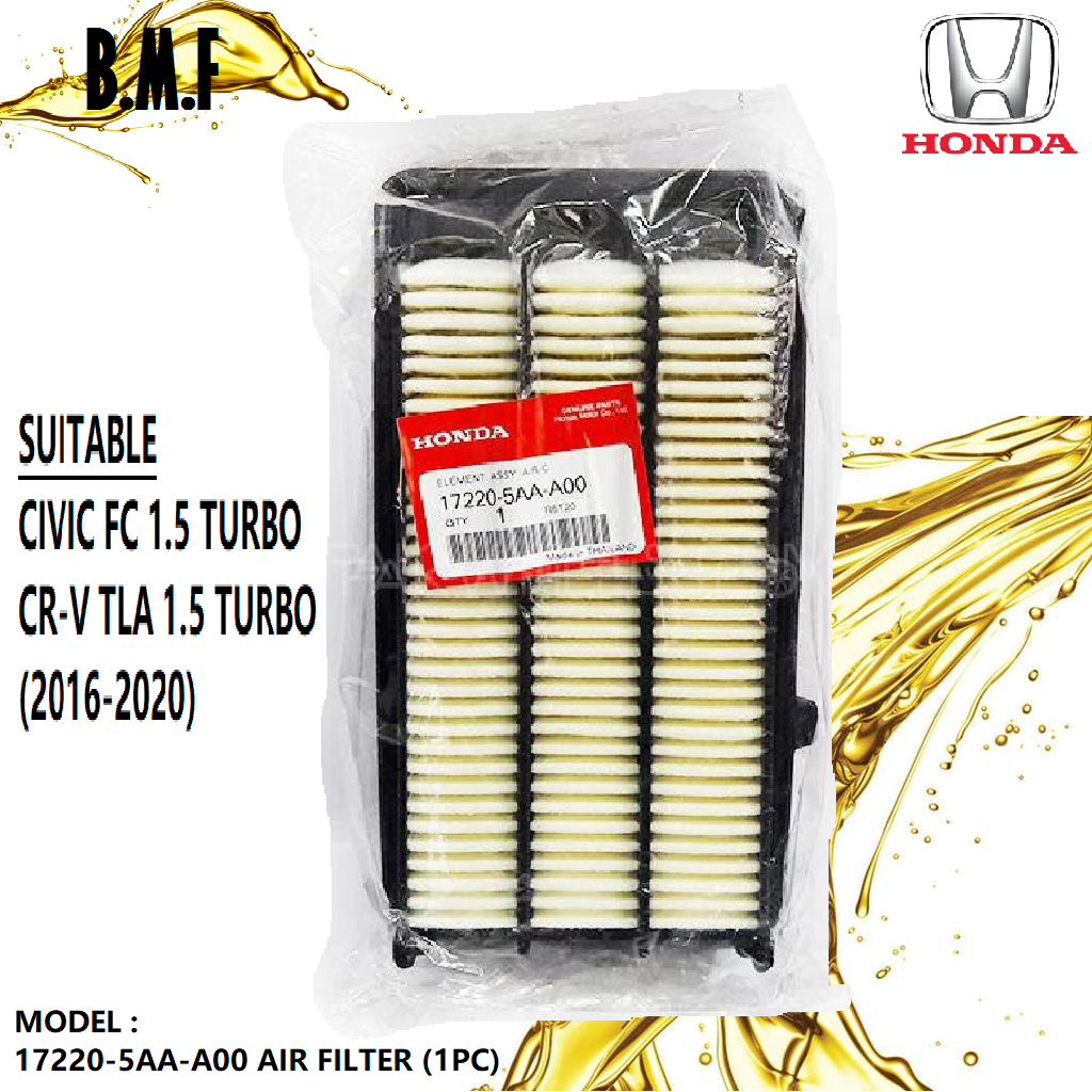 HONDA CIVIC 1.5 TURBO 2012Y-2018Y ,HONDA CRV 1.5 TURBO 2017Y AIR FILTER ...