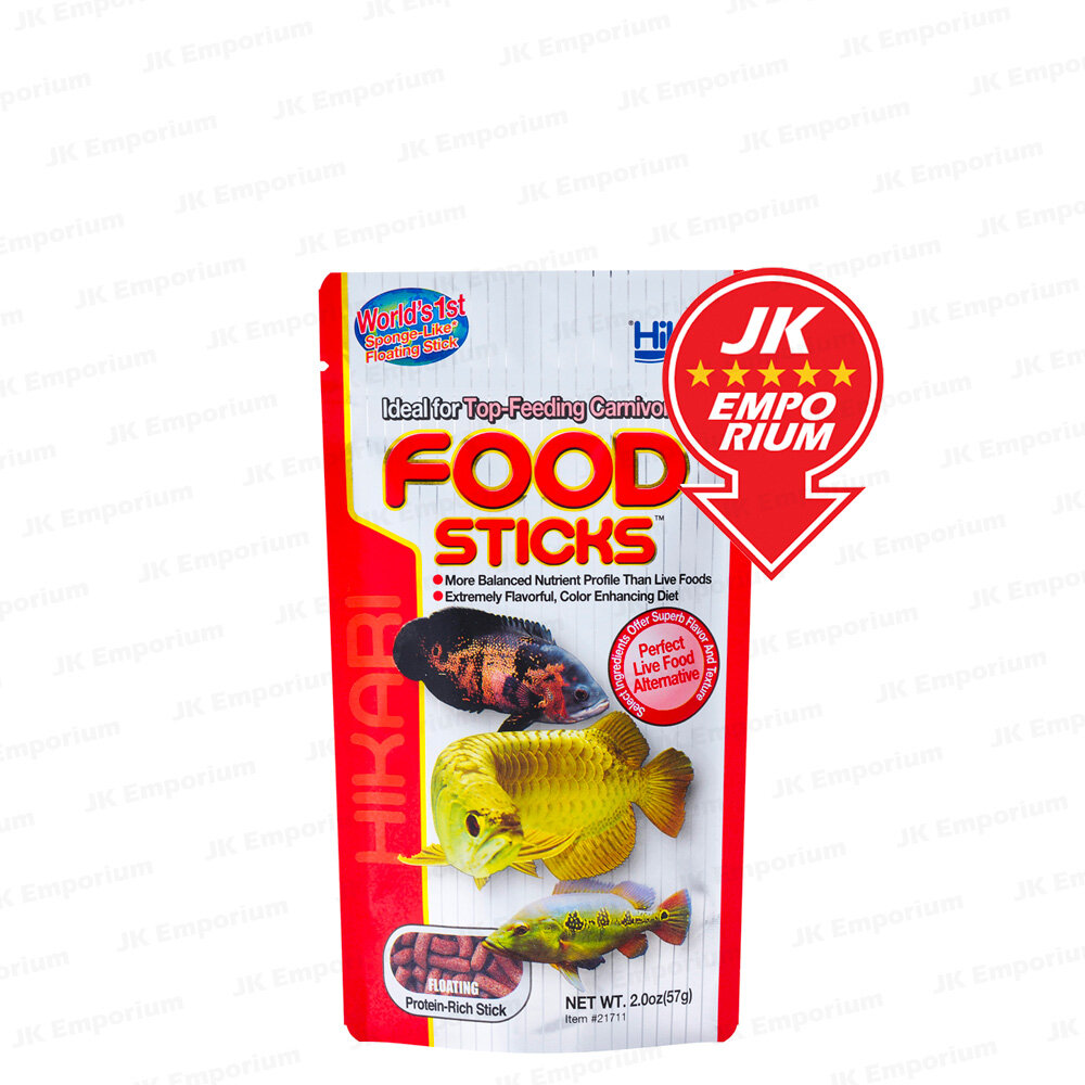 Hikari Food Sticks 57g 250g Fish Food Stick Arowana Carnivorous Makana ...