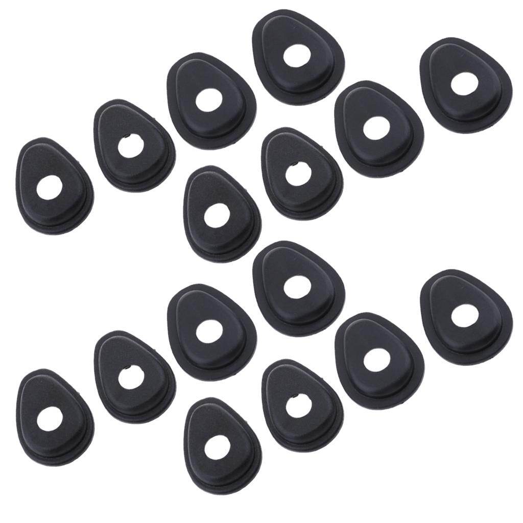 16PCS 17/18มอเตอร์ไซค์ Inch ขอบสะท้อนแสงรูปลอกรูปล้อมอเตอร์ล้อ Hub สติก ...