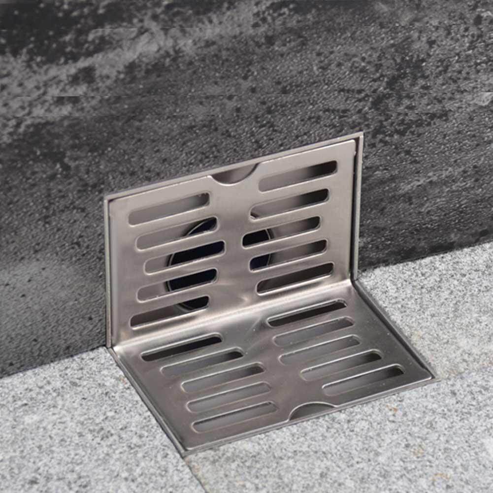 Home Same-layer Non Slip Bathroom Solid Anti Odor L Shape Stainless ...