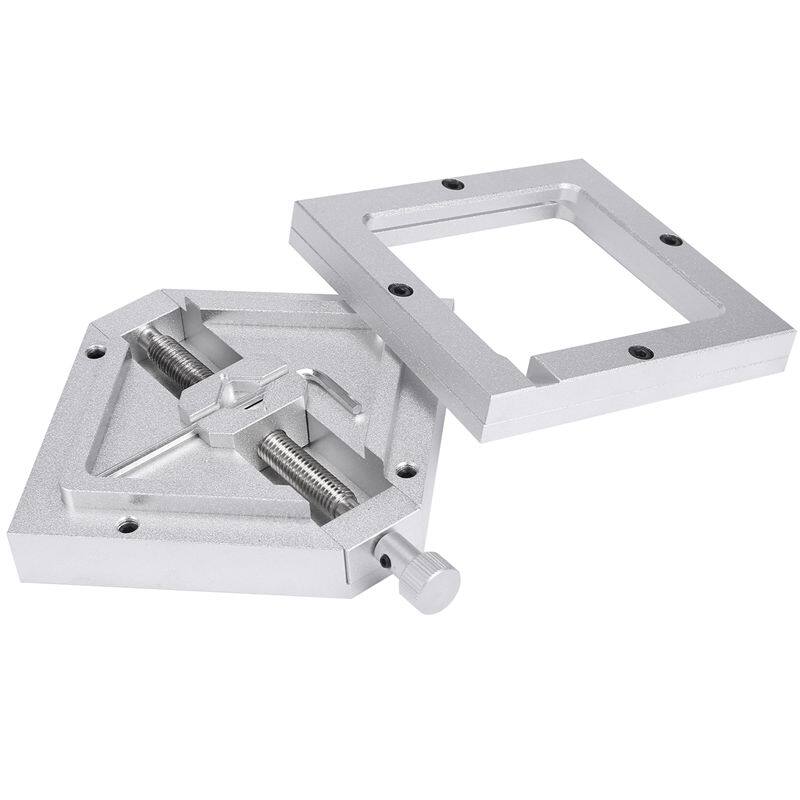 90มม.ฐาน Reballing Bga Stencils ที่วางแม่แบบติดตั้ง Jig สำหรับชิป Pcb ...