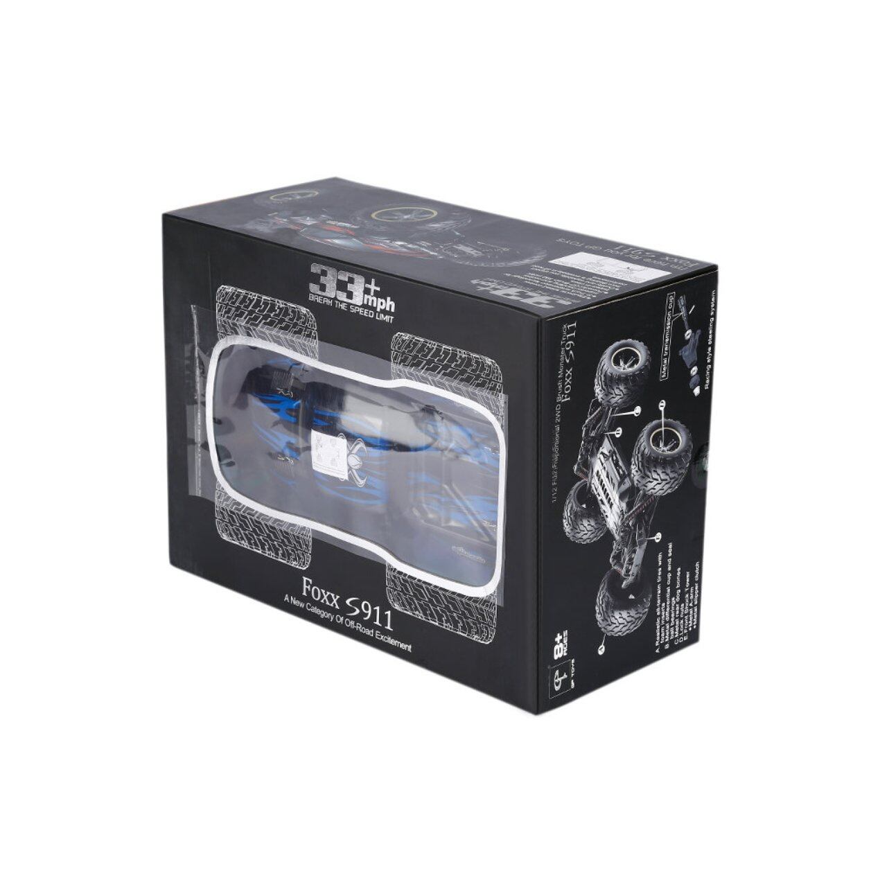 Limited Time Sale Blue 2WD 112 45kmh Off Road Remote Control Brush Truck For GPTOYS S911 ...