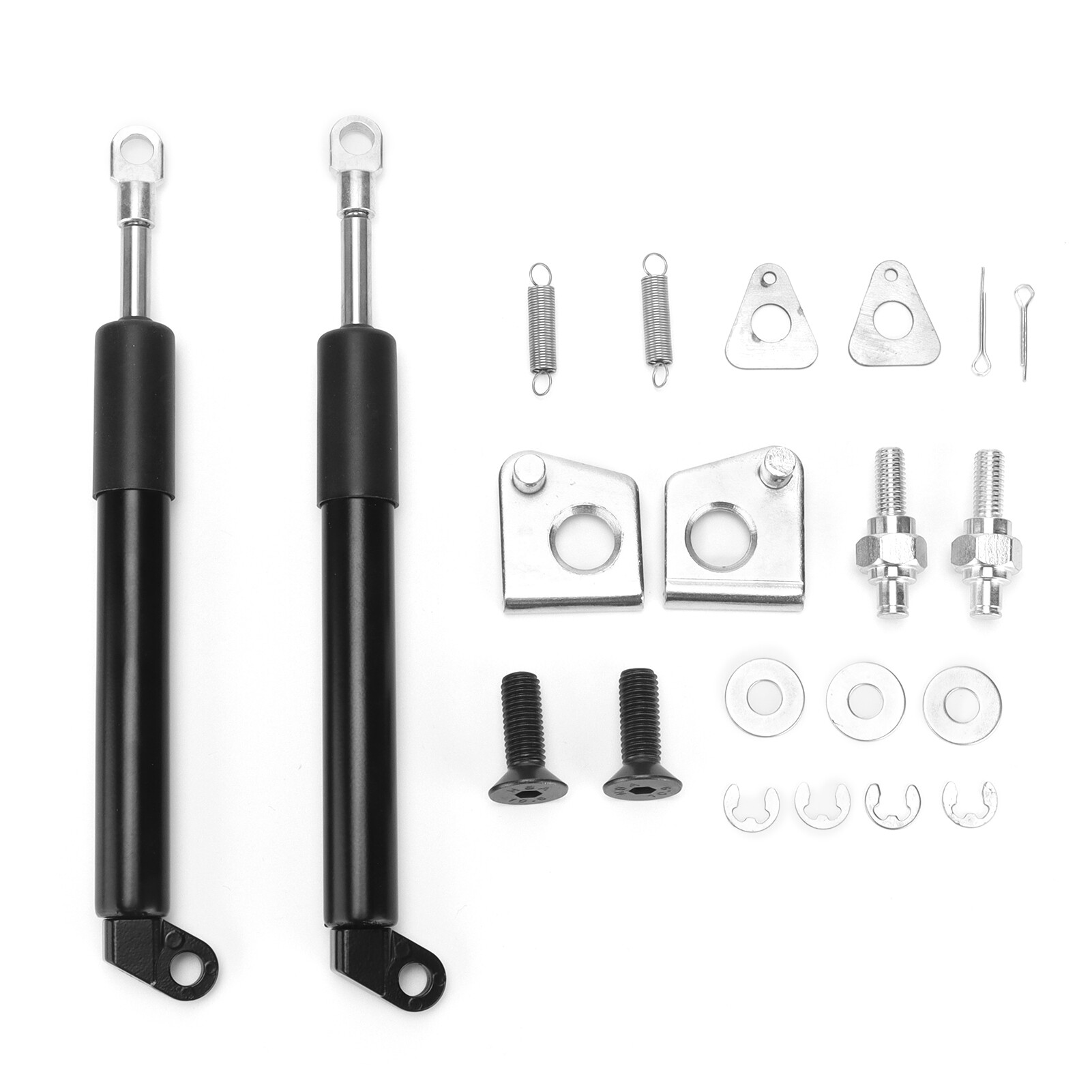 2PCS Hydraulic Trunk Support Smooth Drop Carbon Steel Replacement for ...