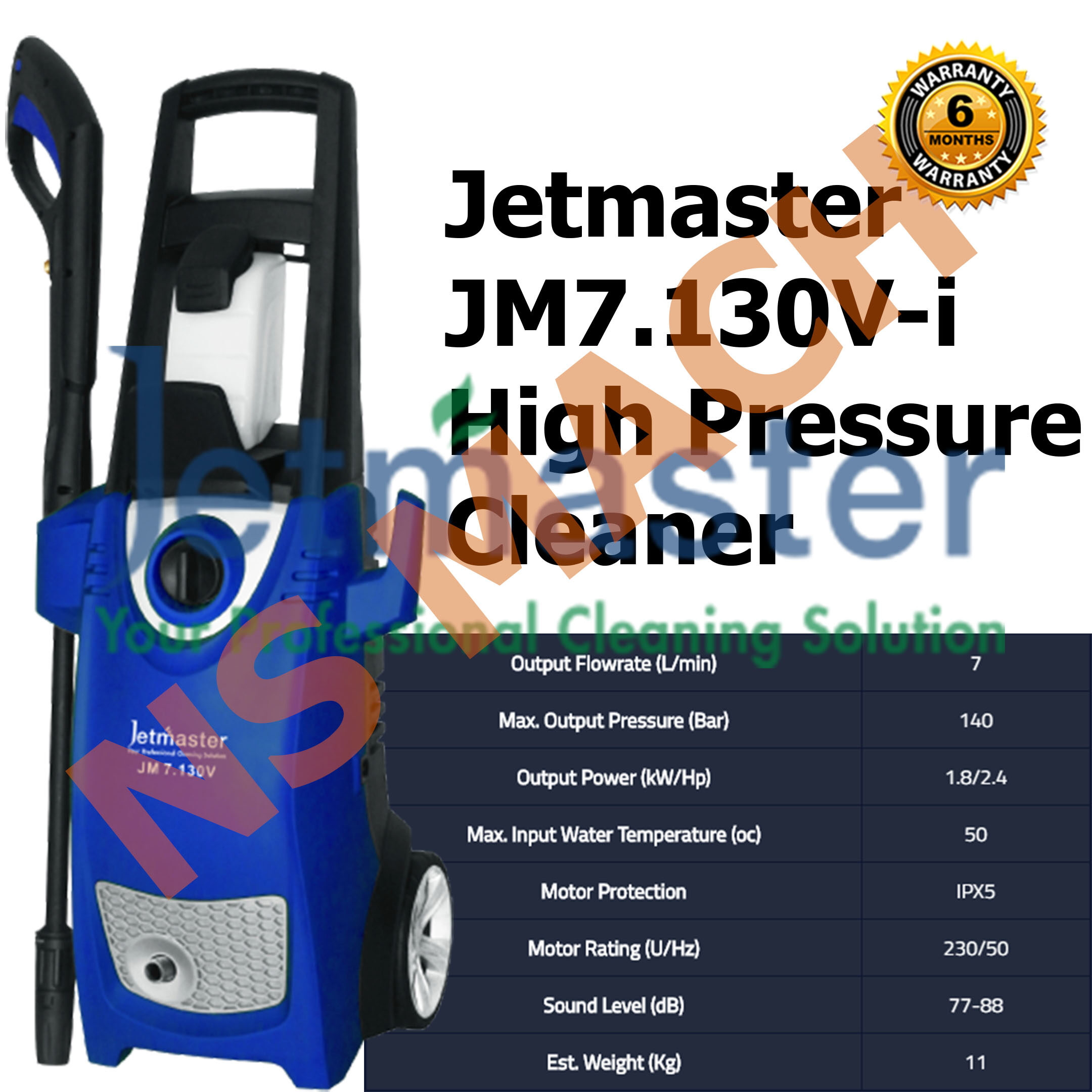 Jetmaster JM7.130V-i High Pressure Cleaner | Lazada
