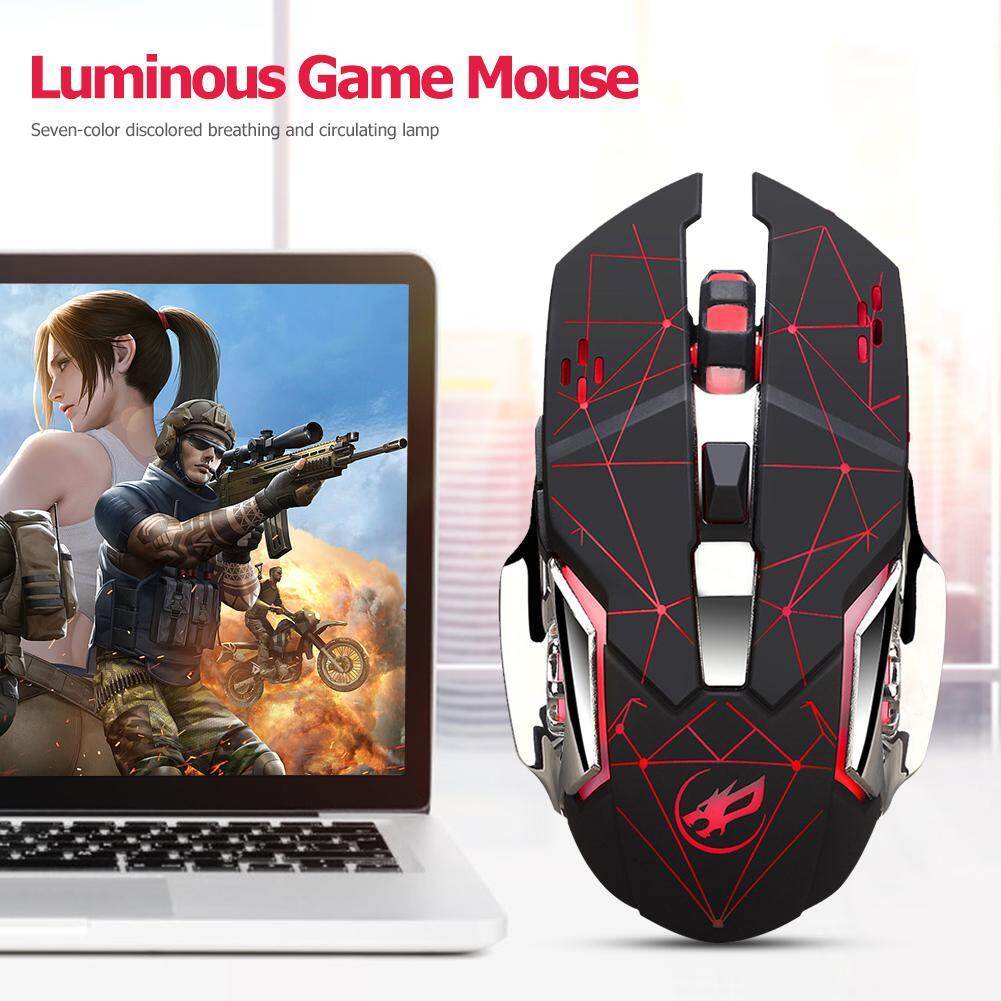 Warwolf Q8 2.4 GHZ Wireless 3 Gear 2400 dpi Optical Mouse สำหรับเล่นเกม ...