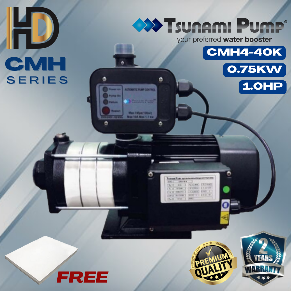 Tsunami Water Pump / Automatic Booster Pump / CMH Series / CMH2-30K ...