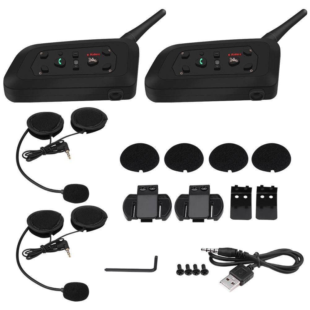 EJEAS V6 Pro 1200M Motorcycle Helmet Bluetooth Intercom Interphone ...