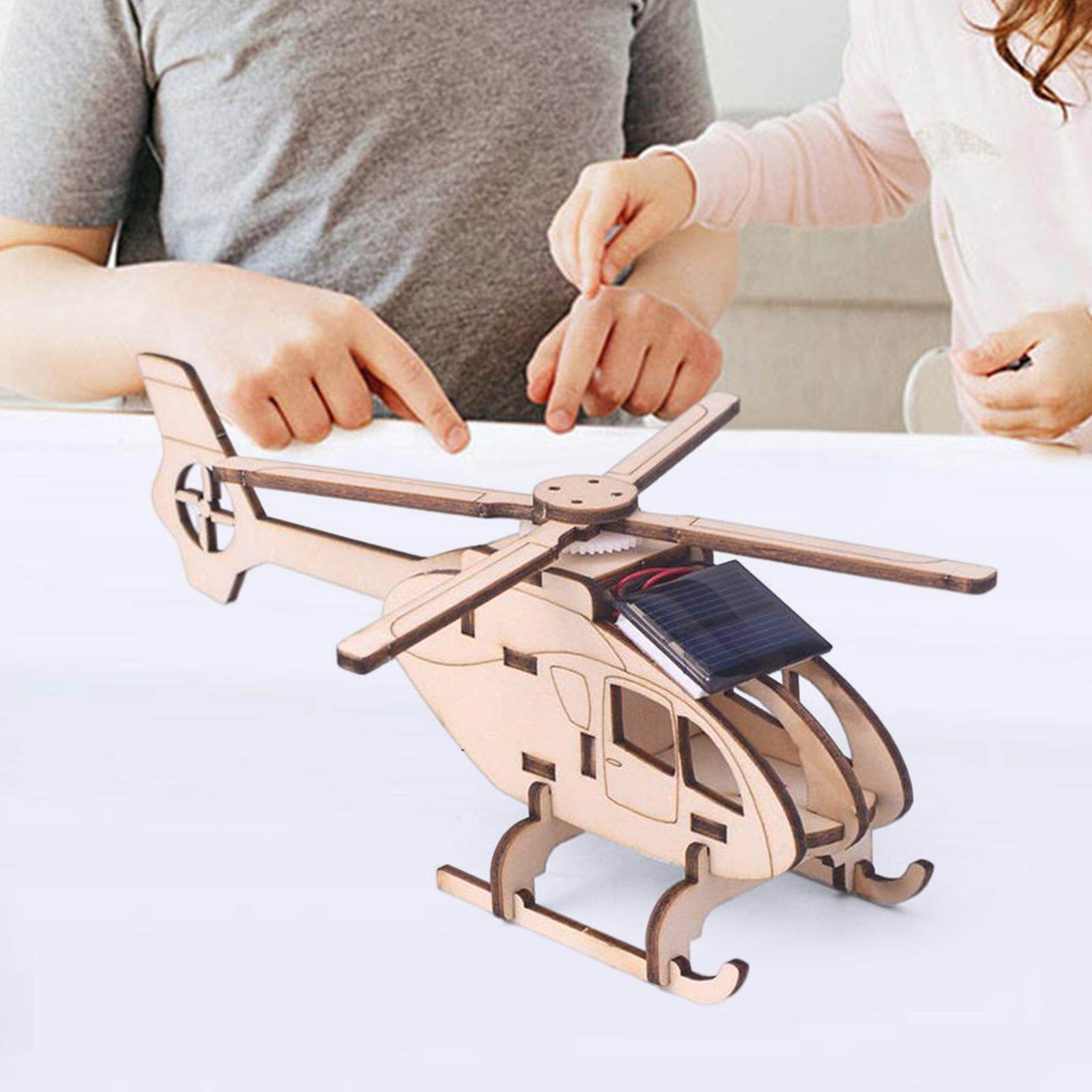 Pelune Wooden DIY Airplane Model Kit Early Educational Learning Toy for ...