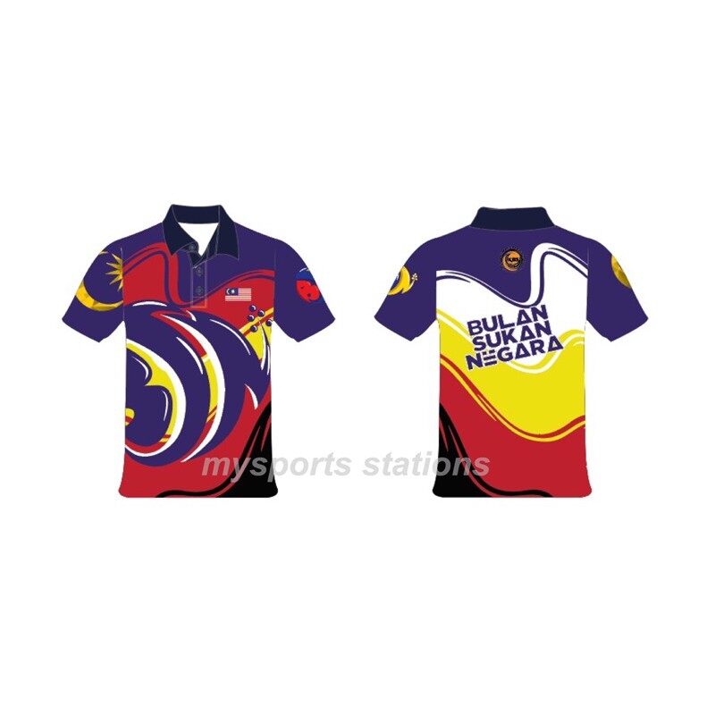BULAN SUKAN NEGARA Full Sublimation T-Shirt - Ready Stock | Lazada