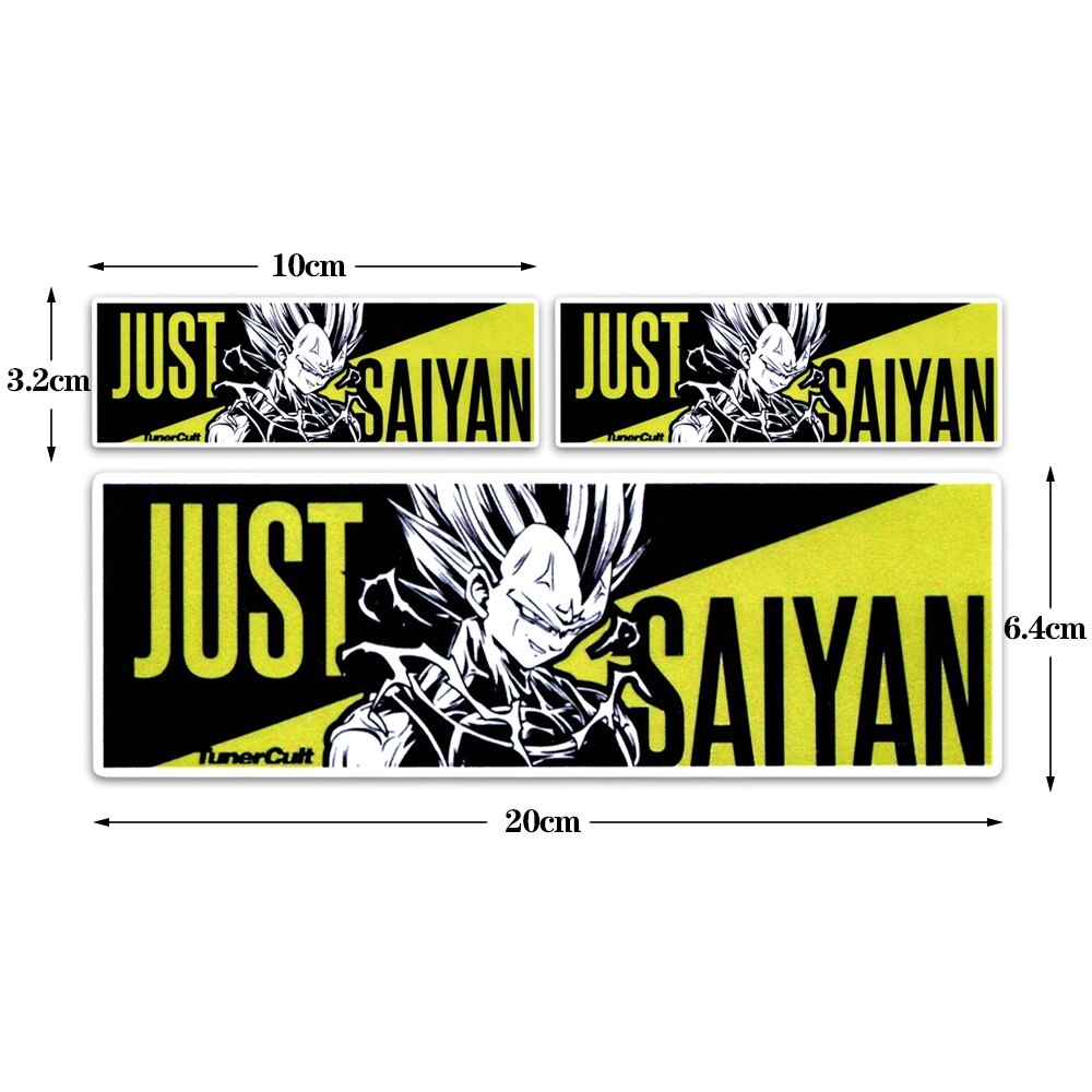 JDM Reflective Sticker Japanese Cartoon Motorcycle Decoration Anime ...
