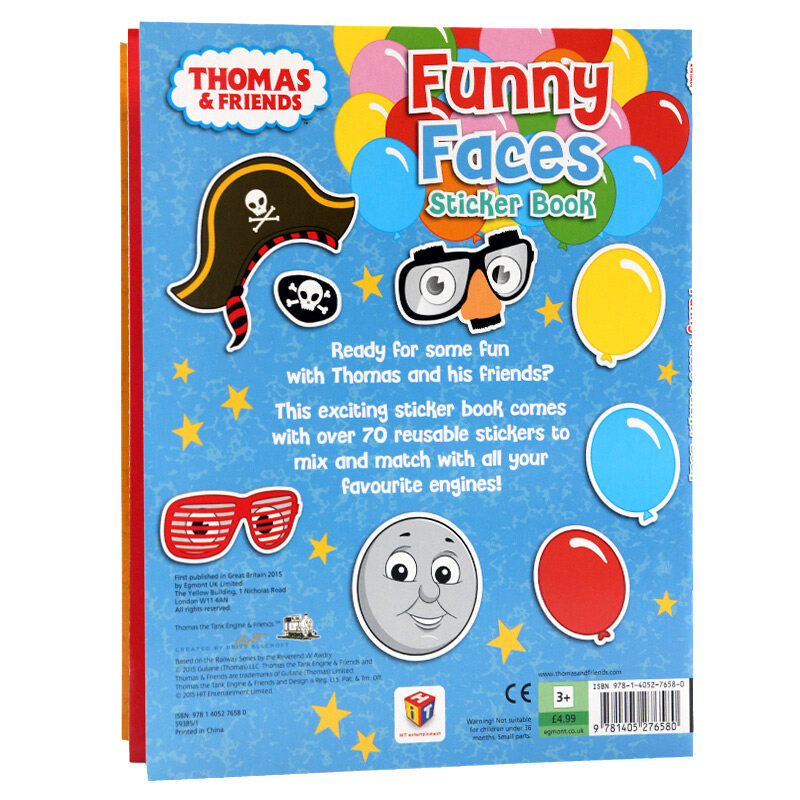 Thomas and FriendsThomas The Tank Engine Funny Faces Sticker Book โทมัส ...