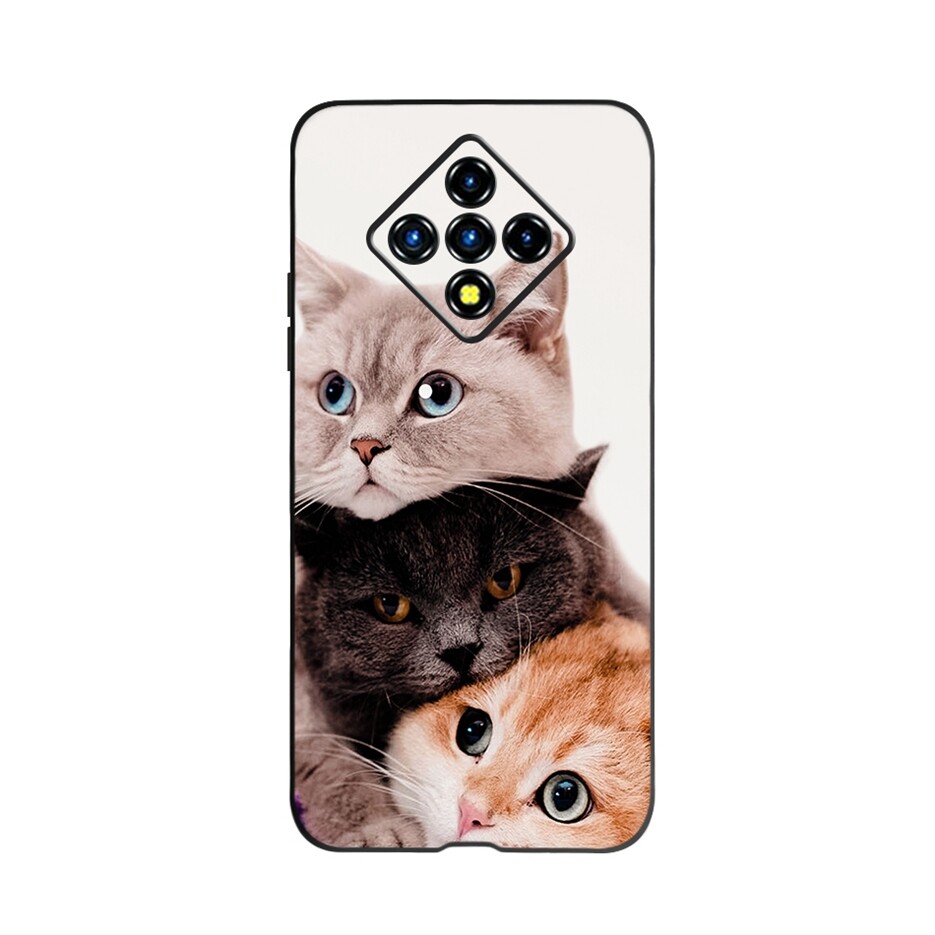 สำหรับ Infinix Zero 8 Zero 8i ซิลิโคนน่ารักรูปแบบโทรศัพท์สำหรับ Infinix ...