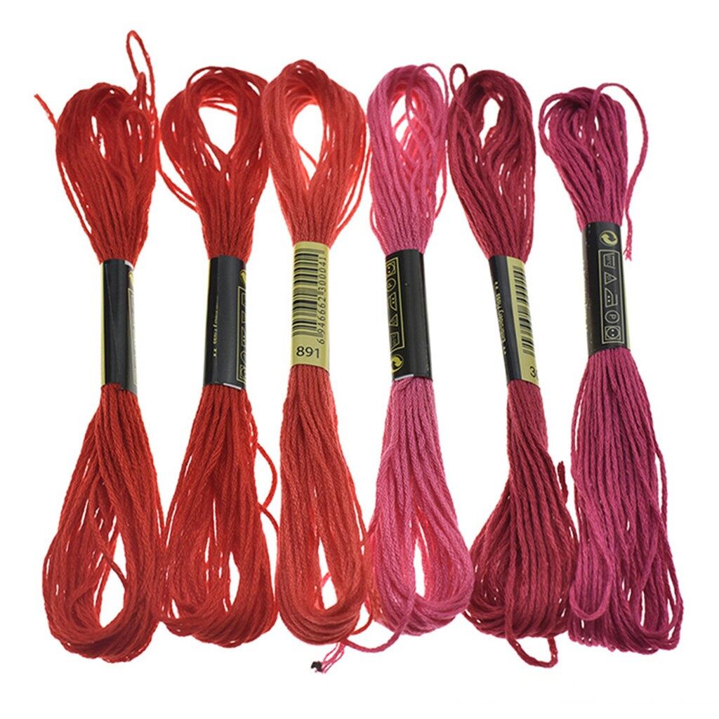 【XM】Embroidery Floss 150 Skeins Rainbow Color Embroidery Thread Cross ...