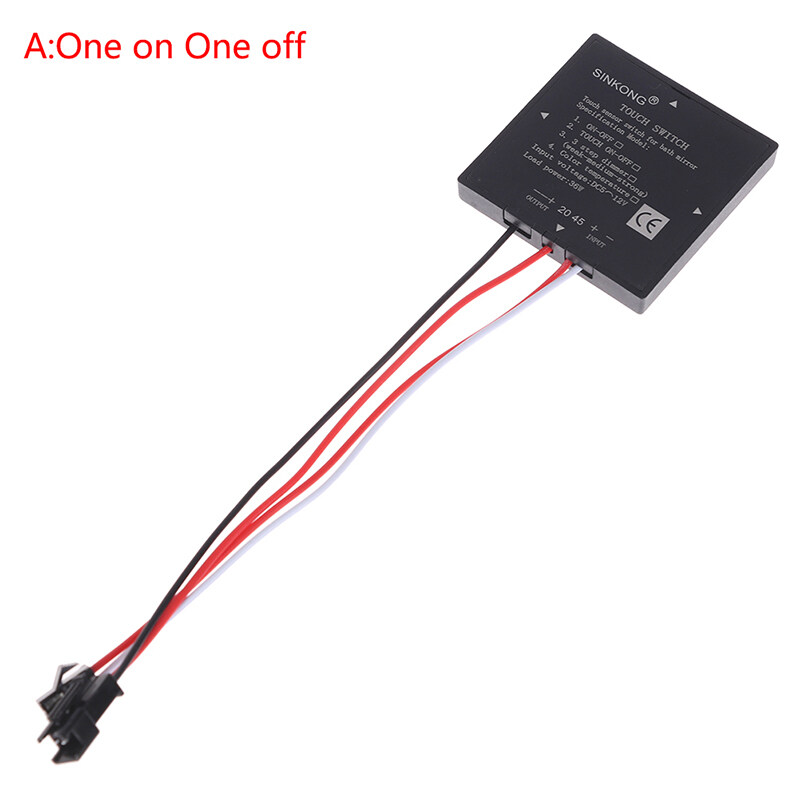 Touch Sensor Switch 12V Coil Spring Switch LED Dimmer Control Switch 5 ...