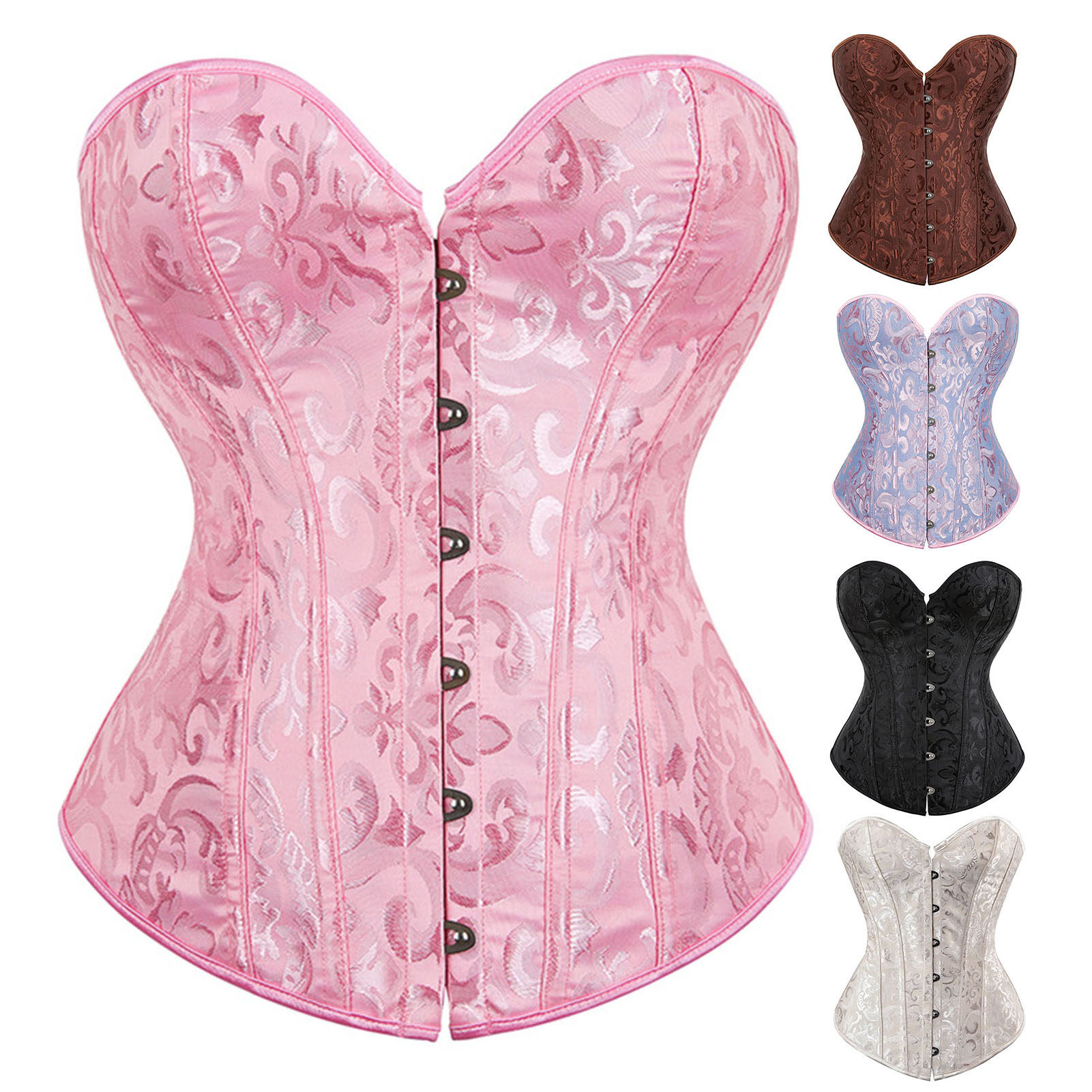 YOP MALL เอว Cincher Renaissance เจ้าหญิงรูป Shaping Slim Fit แขนกุด ...