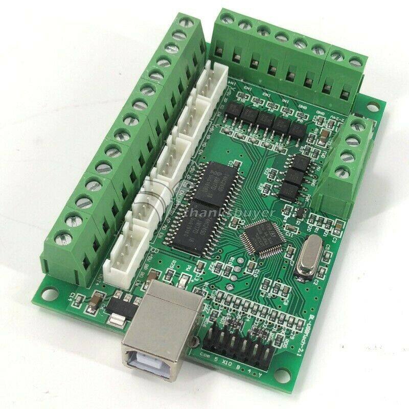ขายดี MACH3 CNC Breakout Board USB 100KHz 5-Axis ตัวควบคุมการเคลื่อนไหว ...