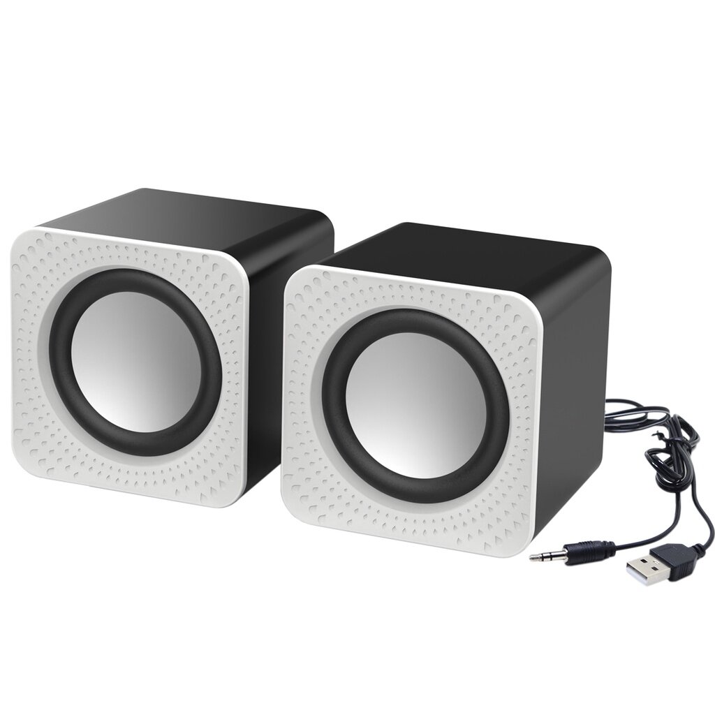 Hifi Speaker Computer Speaker With Volume Control Wired Usb Speaker 3d