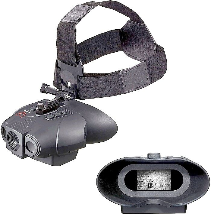 Nightfox Red Night Vision Goggles With HD Audio / Video Recording ...