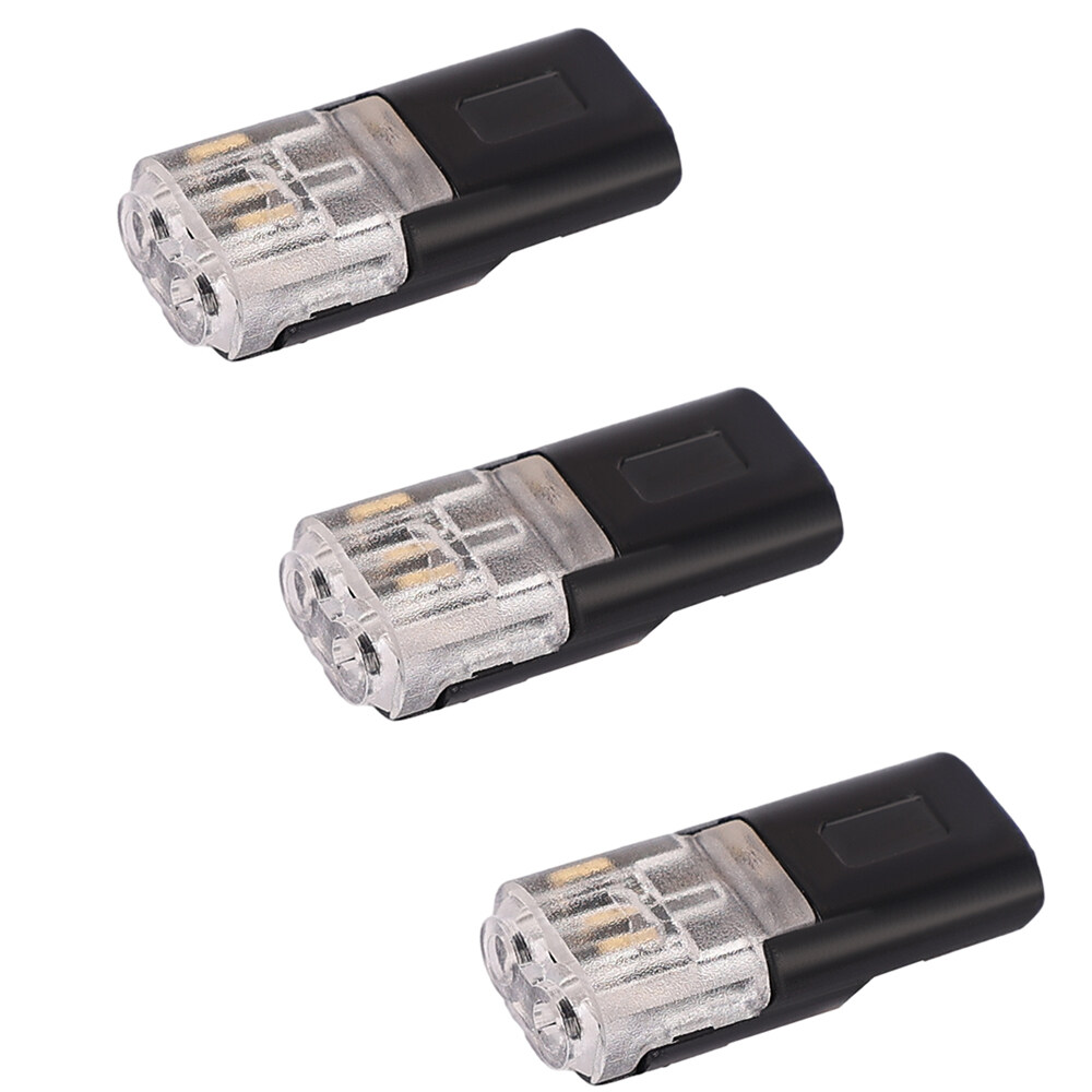 10pcs 2pin Pluggable Wire Connector Quick Splice Electrical Cable Crimp ...
