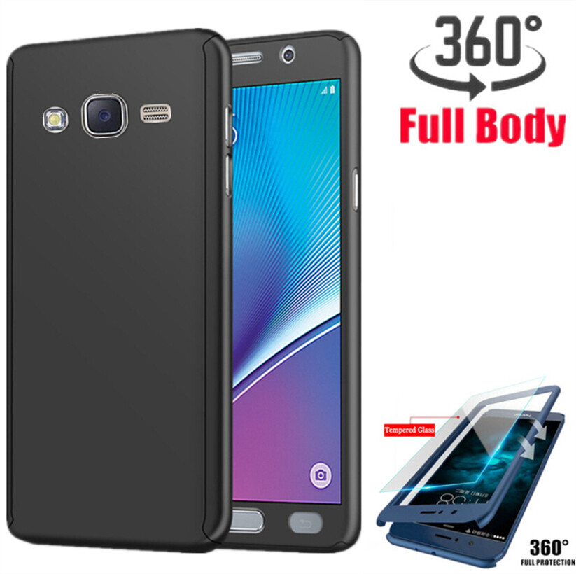 สำหรับ Samsung Galaxy J7 2015 SM-J700F J700H J700T ฟรีกระจกนิรภัย360 ...
