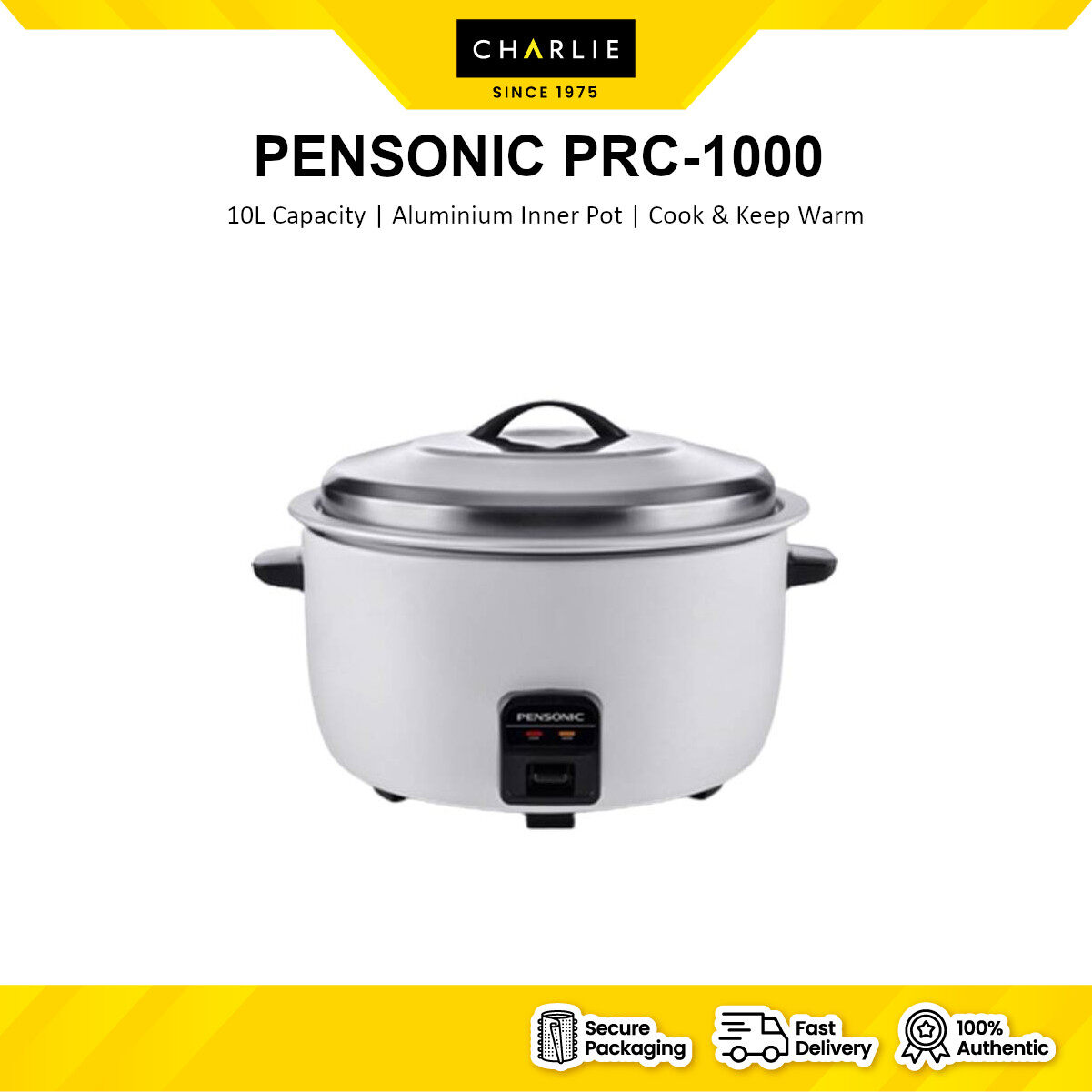 PENSONIC PRC-1000 10L ELECTRIC RICE COOKER | Lazada