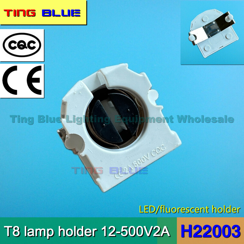 【8-10pcs】 Home lamp tube lighting holder T8 lamp holder G13LED lamp ...