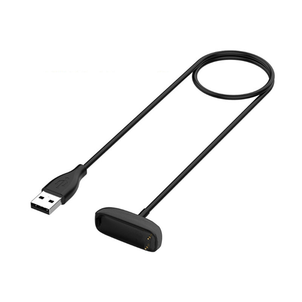 USB Charger Cable Adapter for Fitbit Luxe Special Edition Black Long ...
