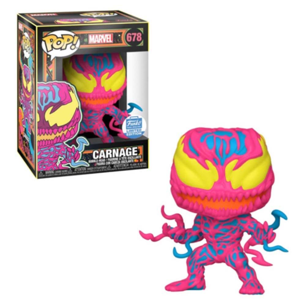 Funko Pop Venom Marvel Carnage #678 with box Figure Toys Collection ...