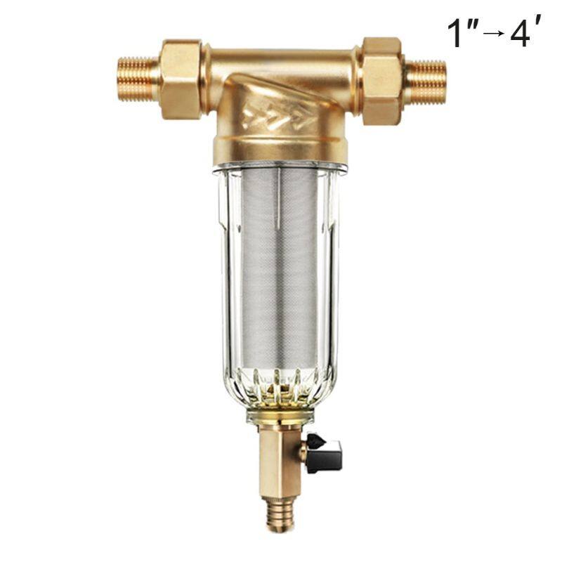 Water Filter Front Purifier Tap Water Pipeline Pre-Filter Home Backwash ...