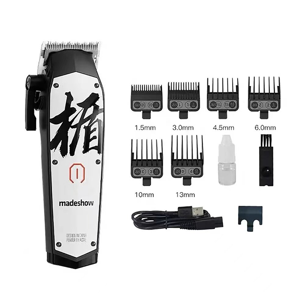 Akemei M10 electric clipper professional hair salon retro oil head ...