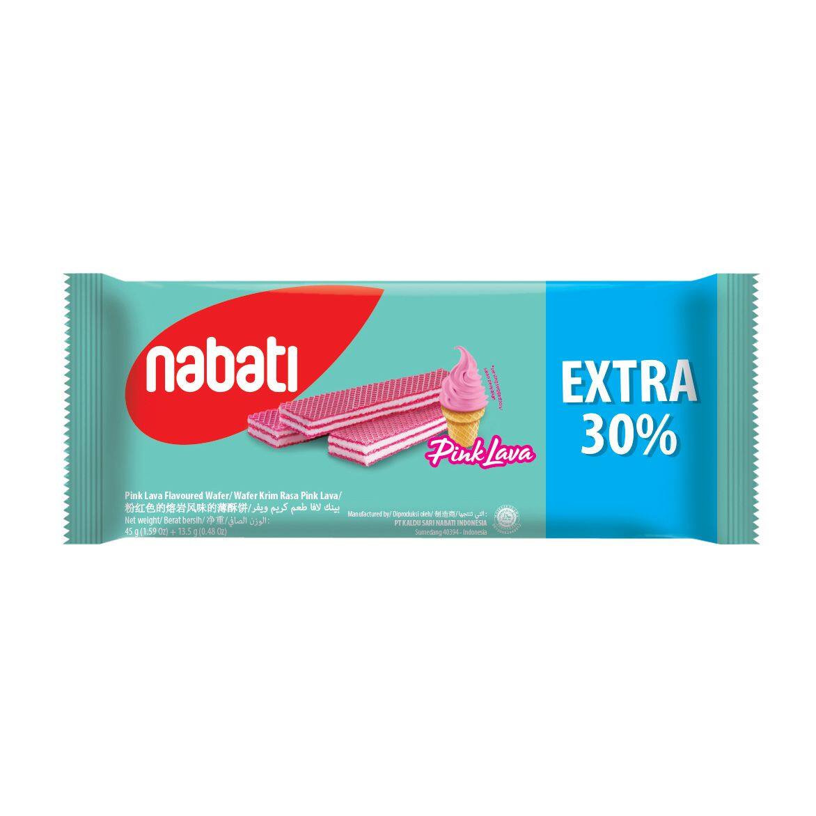 Nabati Pink Lava Flavoured Wafer 40G | Lazada