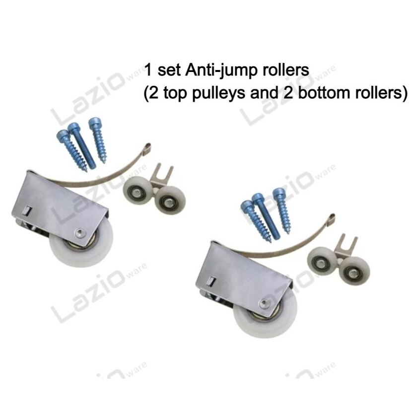 Anti Jump Wardrobe Aluminium Sliding Door Gear Roller | Lazada