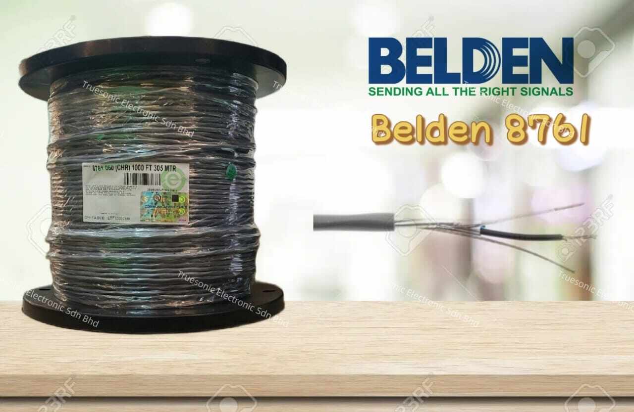 BELDEN 8761 22AWG 2 CORE SCREEN SIGNAL CABLE [LOOSE TYPE, PER METER ...